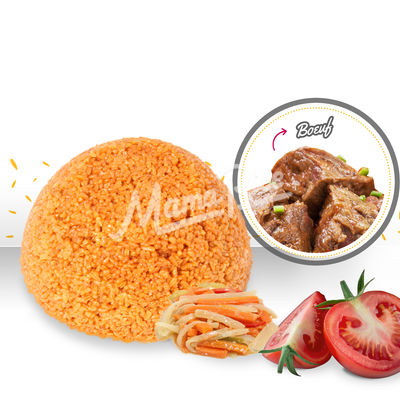 Plat Africain - Thieb Rouge Boeuf - Restaurant Africain Mama Rice